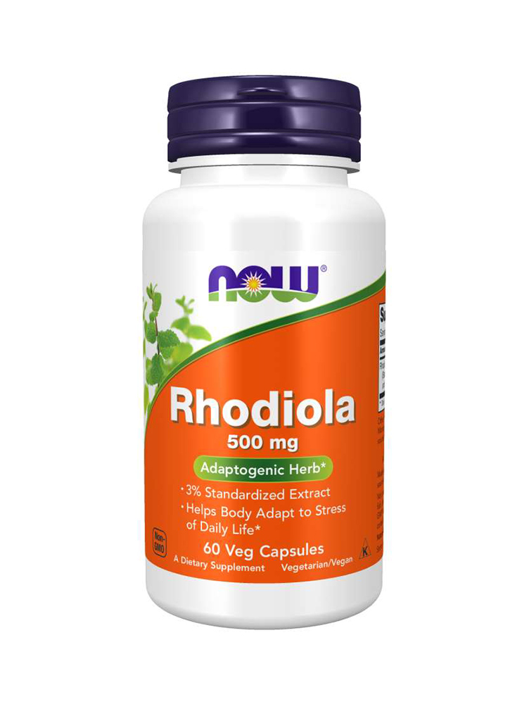 Rhodiola 500 mg, Now Foods, 60 veg kapsula
