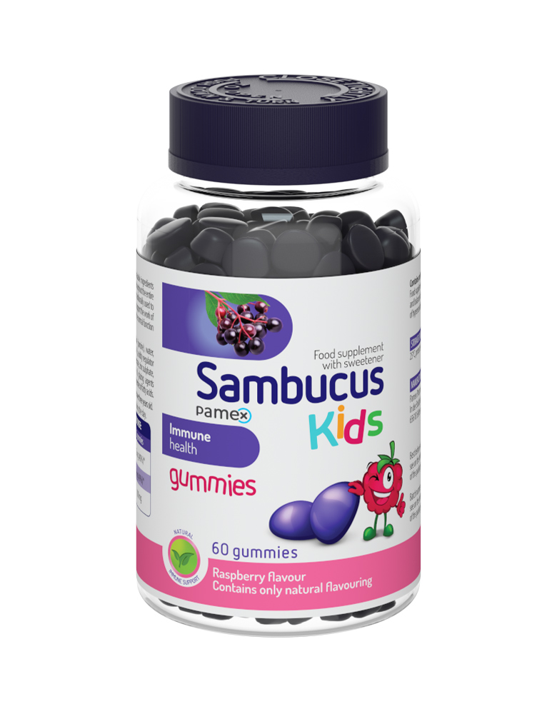 Sambucus Kids gumene bombone, Pamex, 60 komada