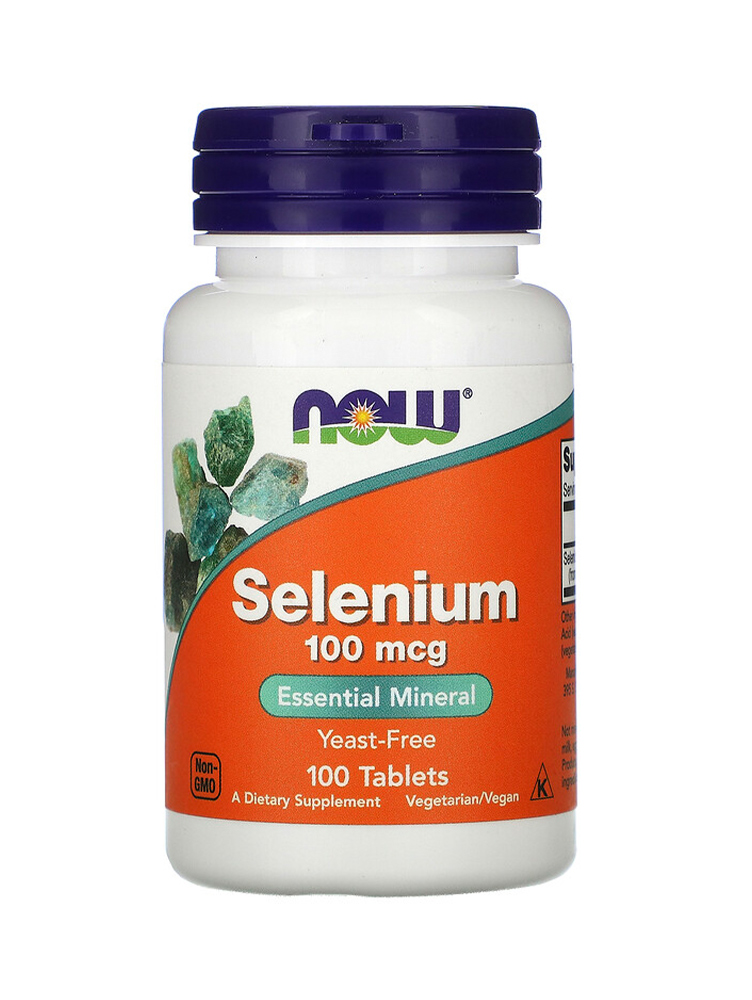 Selenium 100 mcg, Now Foods, 100 tableta
