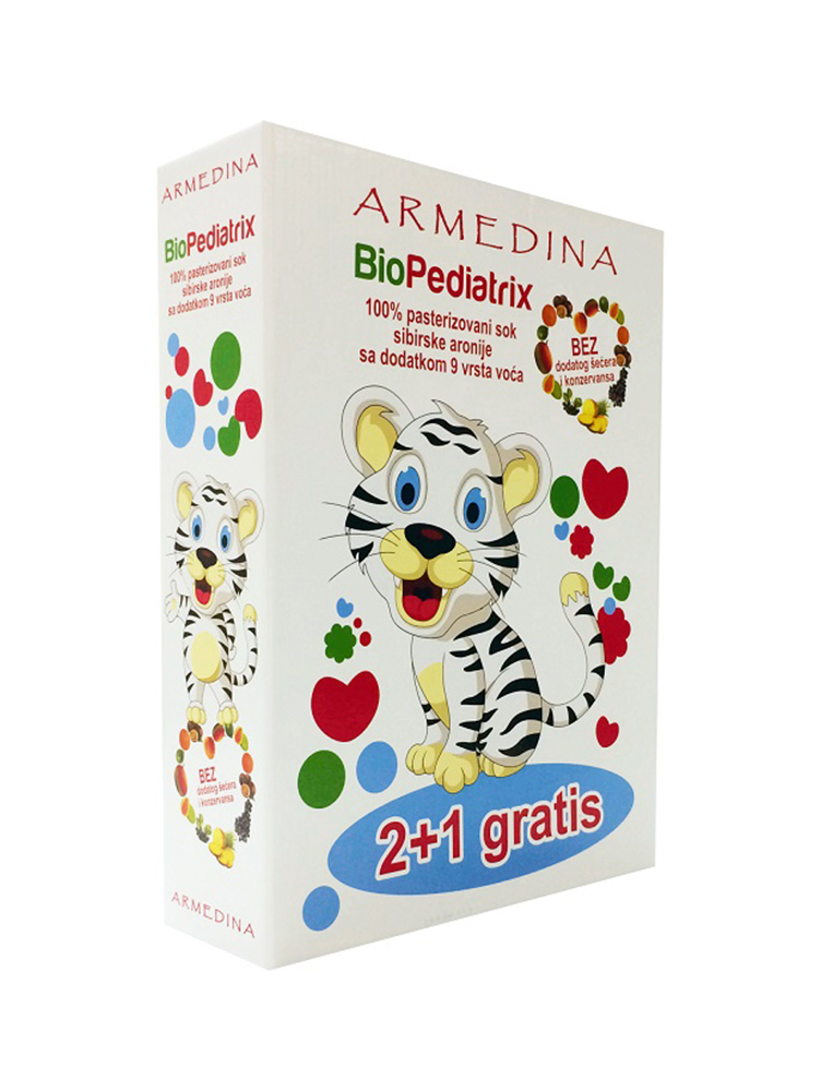 Sibirska Aronija Biopediatrix, Armedina, 750 ml 2+1 pakovanje