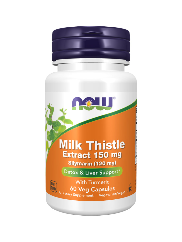 Silymarin Milk Thistle Extract 150 mg, Now Foods, 60 veg kapsula