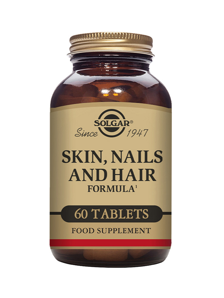 Skin Nails and Hair Formula, Solgar, 60 tableta