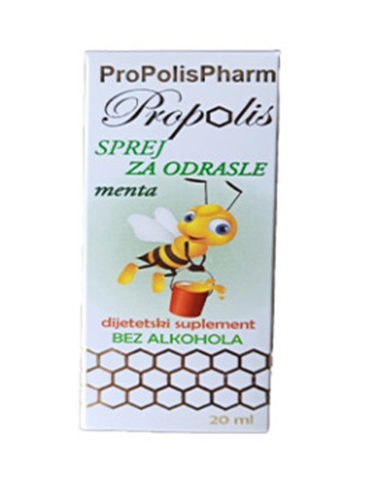 Sprej za odrasle menta, Propolis Pharm, 20 ml