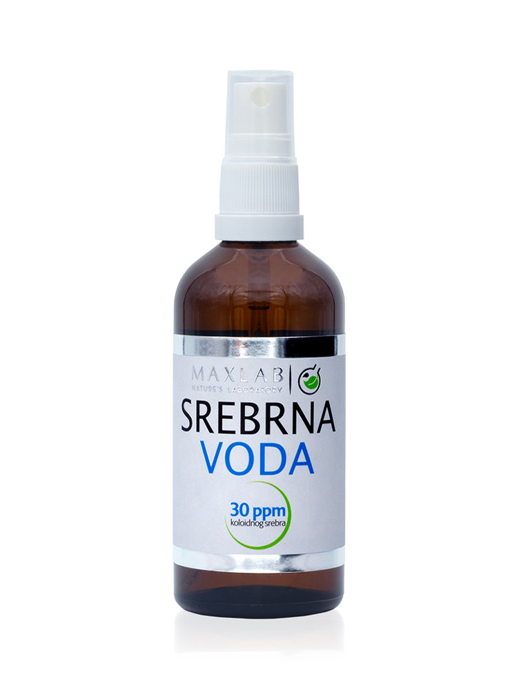 Srebrna voda u spreju 30 ppm, Maxlab, 100 ml