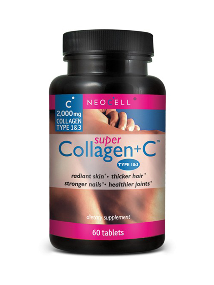 Super Collagen + Vitamin C 2000 mg Type 1 & 3, NeoCell, 60 tableta