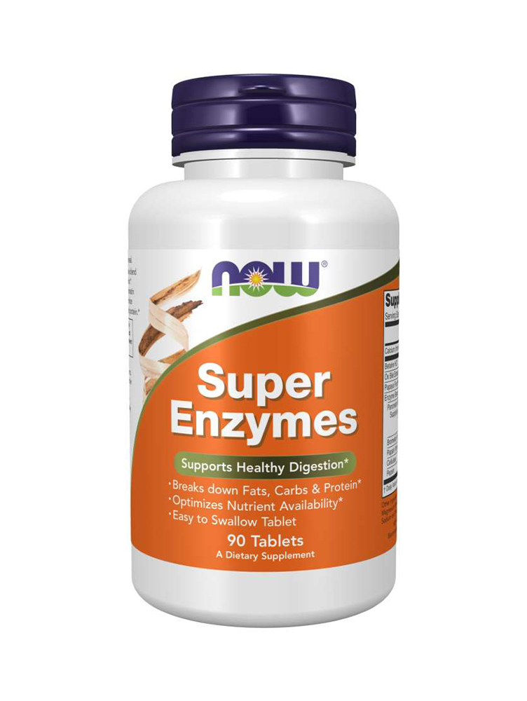 Super Enzymes, Now Foods, 90 tableta