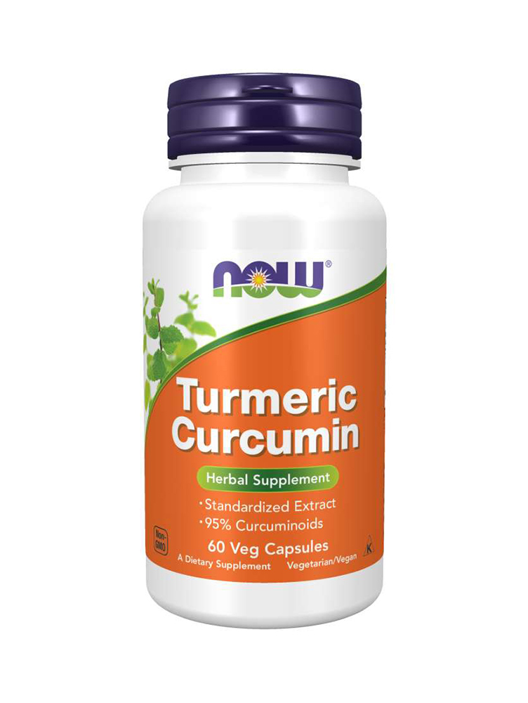 Turmeric Curcumin, Now Foods, 60 veg kapsula