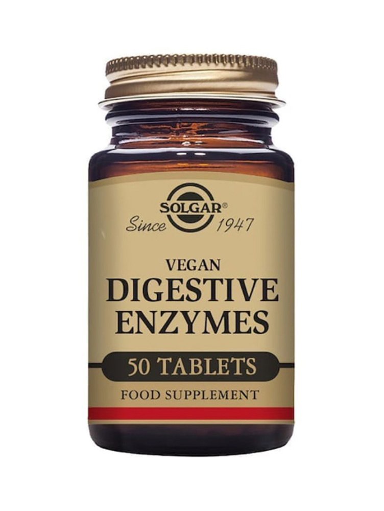 Vegan Digestive Enzymes, Solgar, 50 tableta