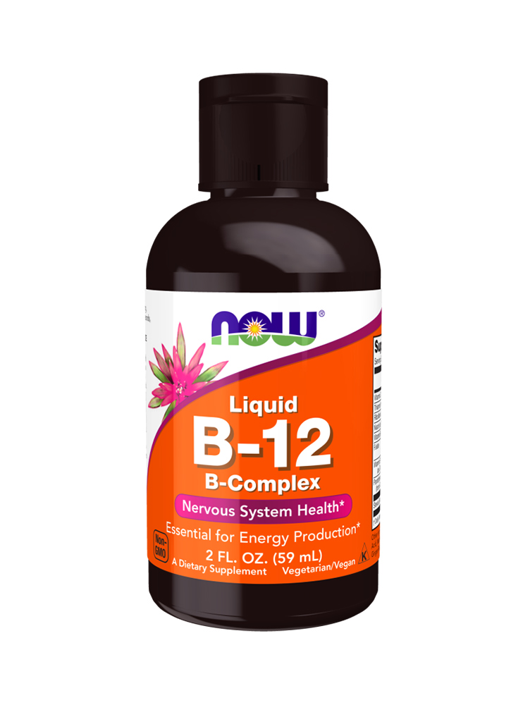 Vitamin B12 Complex Liquid, Now Foods, 59 ml