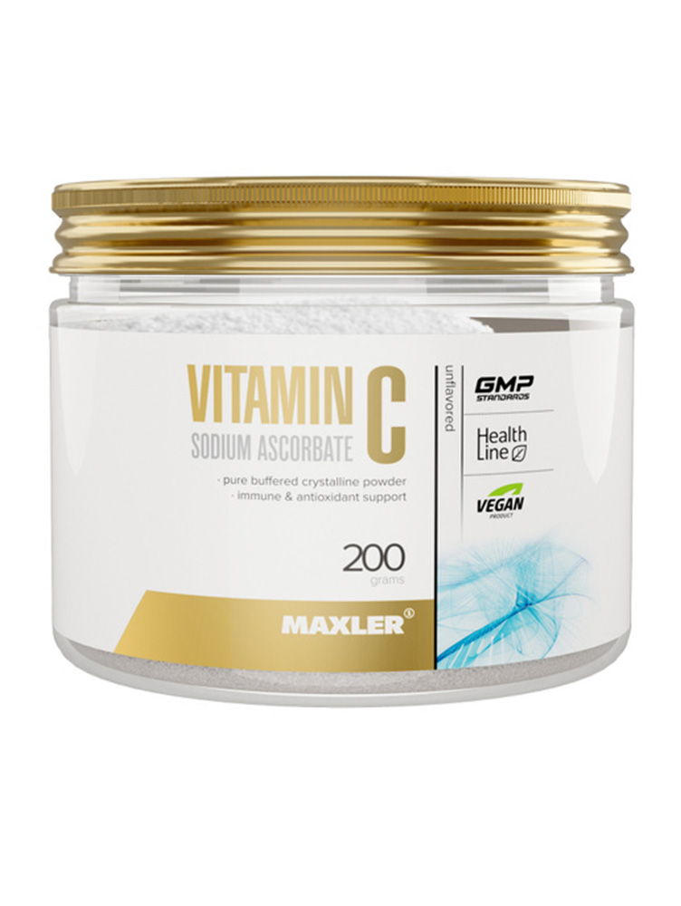 Vitamin C Sodium Ascorbate u prahu, Maxler, 200 g