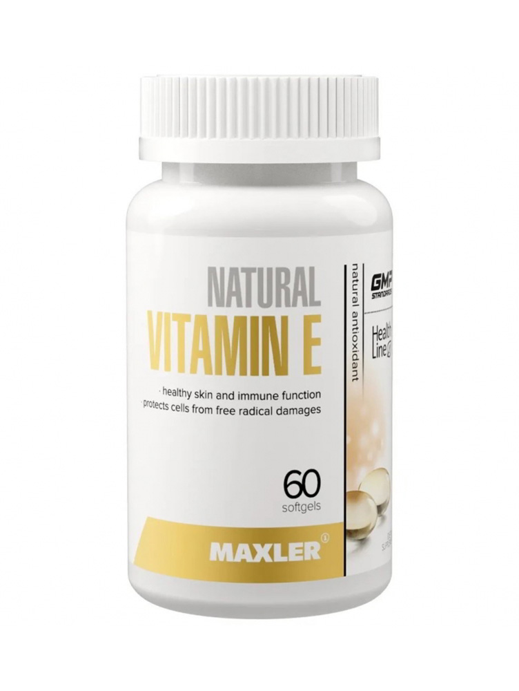 Vitamin E 150 mg, Maxler, 60 gelkapsula