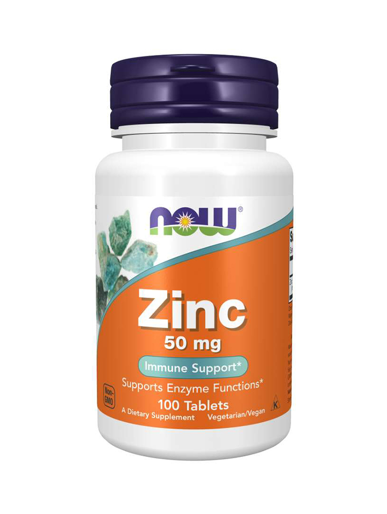 Zinc Gluconate 50 mg, Now Foods, 100 tableta