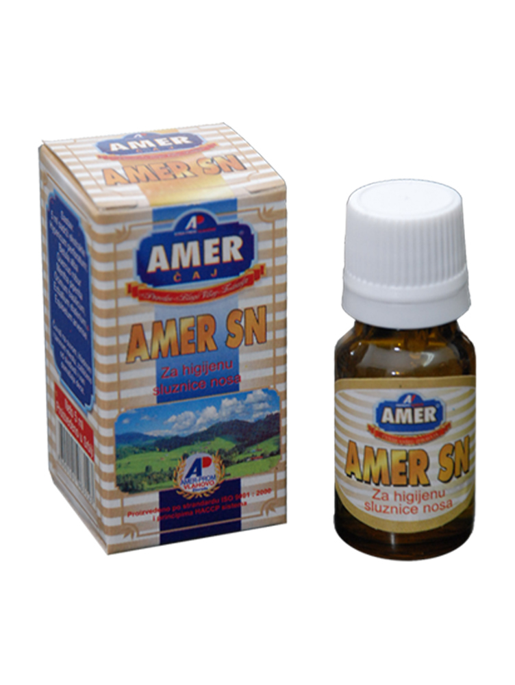 Amer SN kapi za higijenu sluznice nosa, Amer Čaj, 5 ml