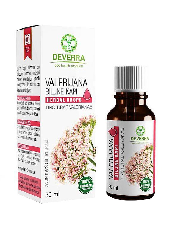 Biljne kapi valerijane, Deverra Farm, 30 ml