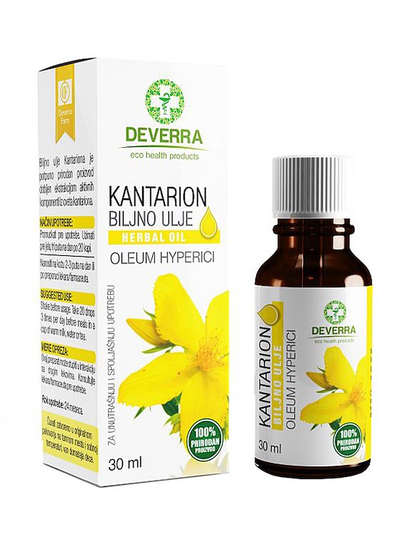 Biljno ulje kantariona, Deverra Farm, 30 ml