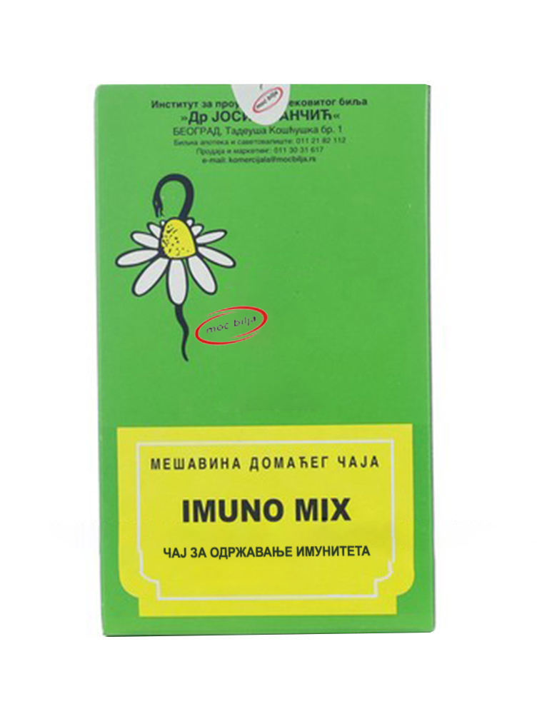 Čaj 100 za održavanje imuniteta Imuno Mix, Institut Dr Josif Pančić, 100 g