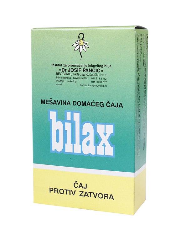 Čaj 53 Bilax protiv zatvora, Institut Dr Josif Pančić, 100 g