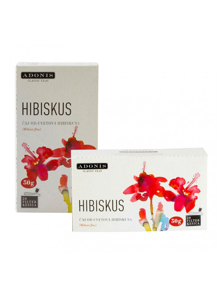 Čaj od cveta hibiskusa, Adonis, 20 filter vrećica