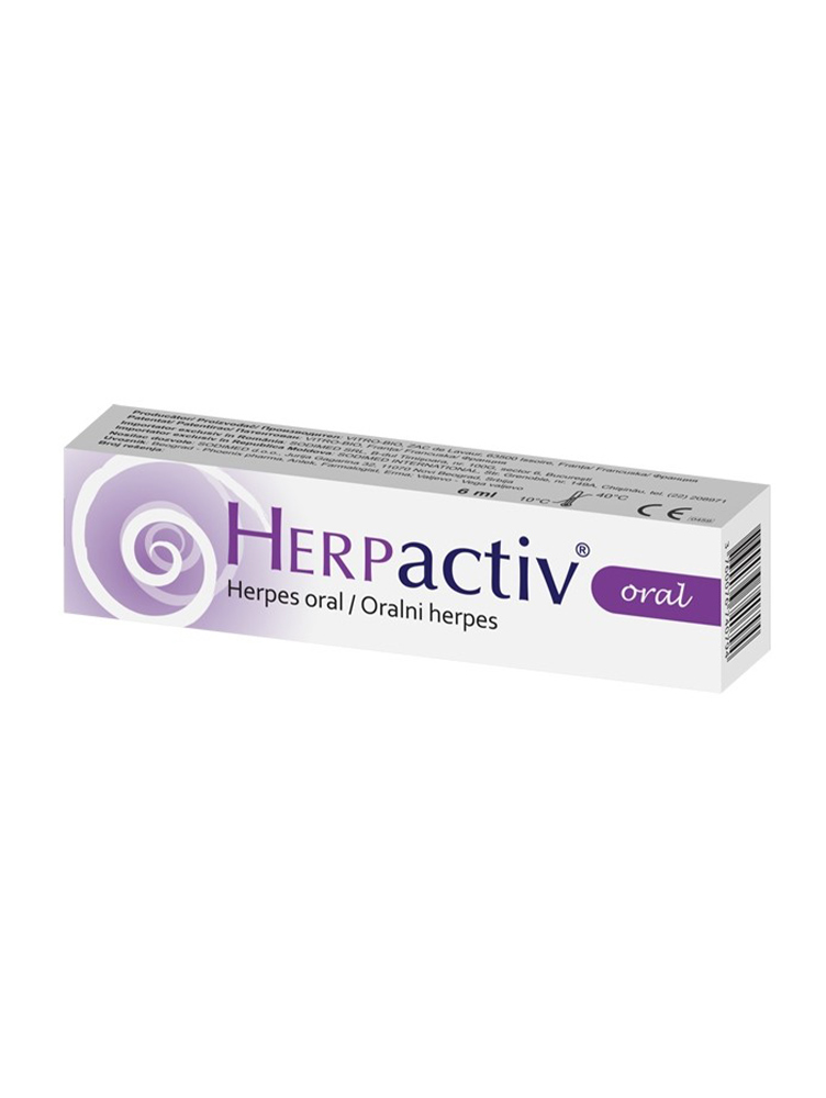 Herpactiv oral gel za herpes, Vitro-Bio, 6 ml