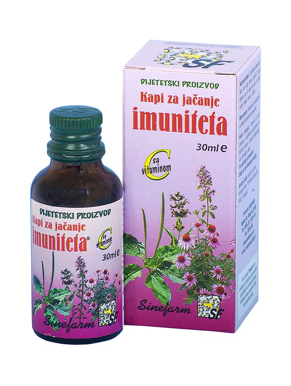 Kapi za jačanje imuniteta sa vitaminom C, Sinefarm, 30 ml
