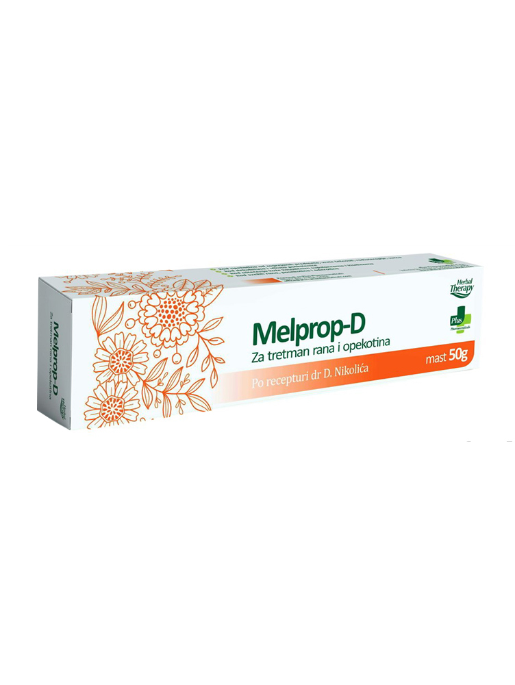 Melprop-D mast za tretman rana i opekotina, Plus Pharmaceuticals, 50 g