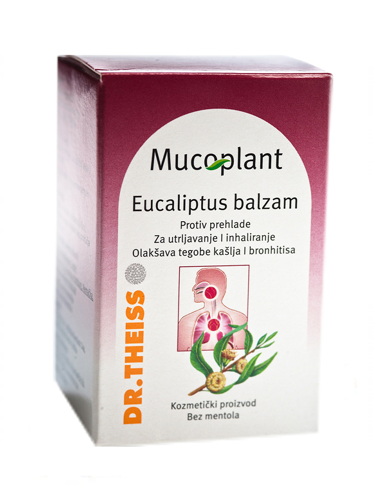Mucoplant Eukaliptus balzam protiv prehlade, Dr Theiss, 50 g