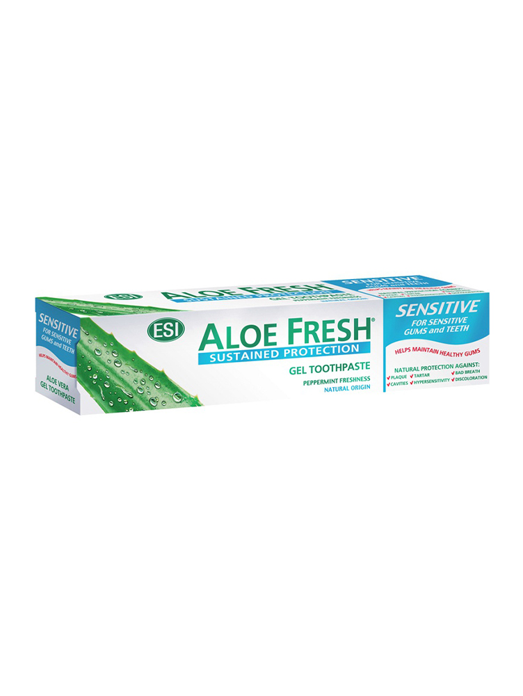 Aloe Fresh Sensitive pasta za zube, ESI, 100 ml