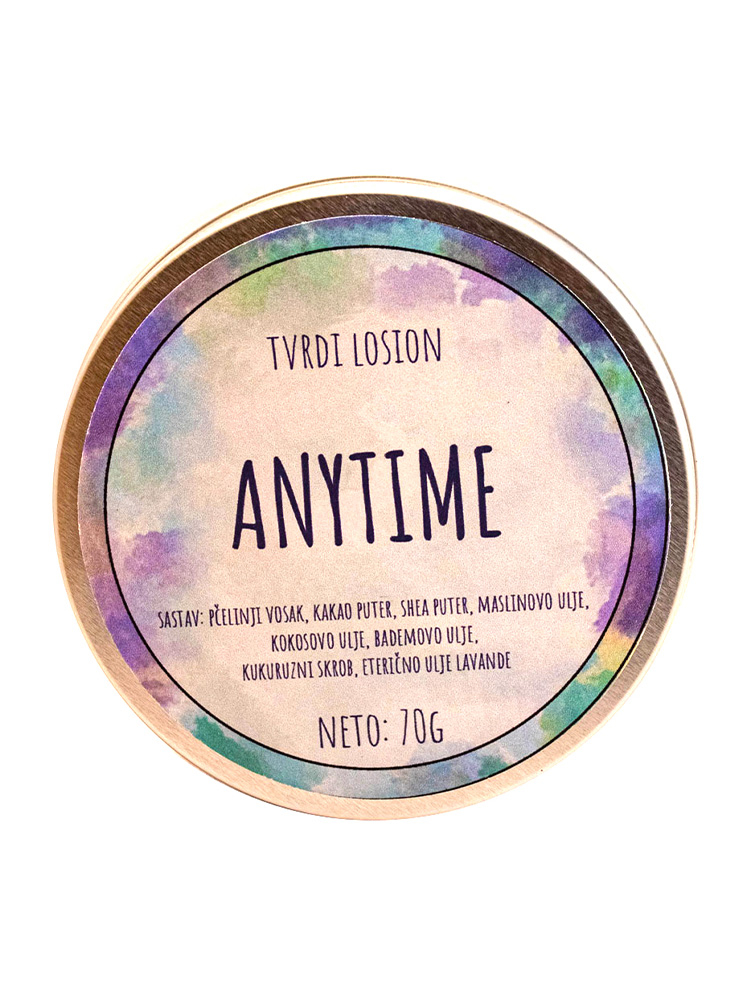 Anytime tvrdi losion za telo, Balavander, 70 g