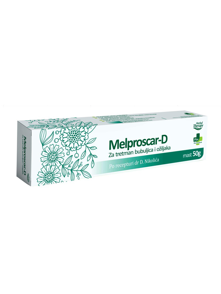 Melproscar-D mast za tretman bubuljica i ožiljaka, Plus Pharmaceuticals, 50 g