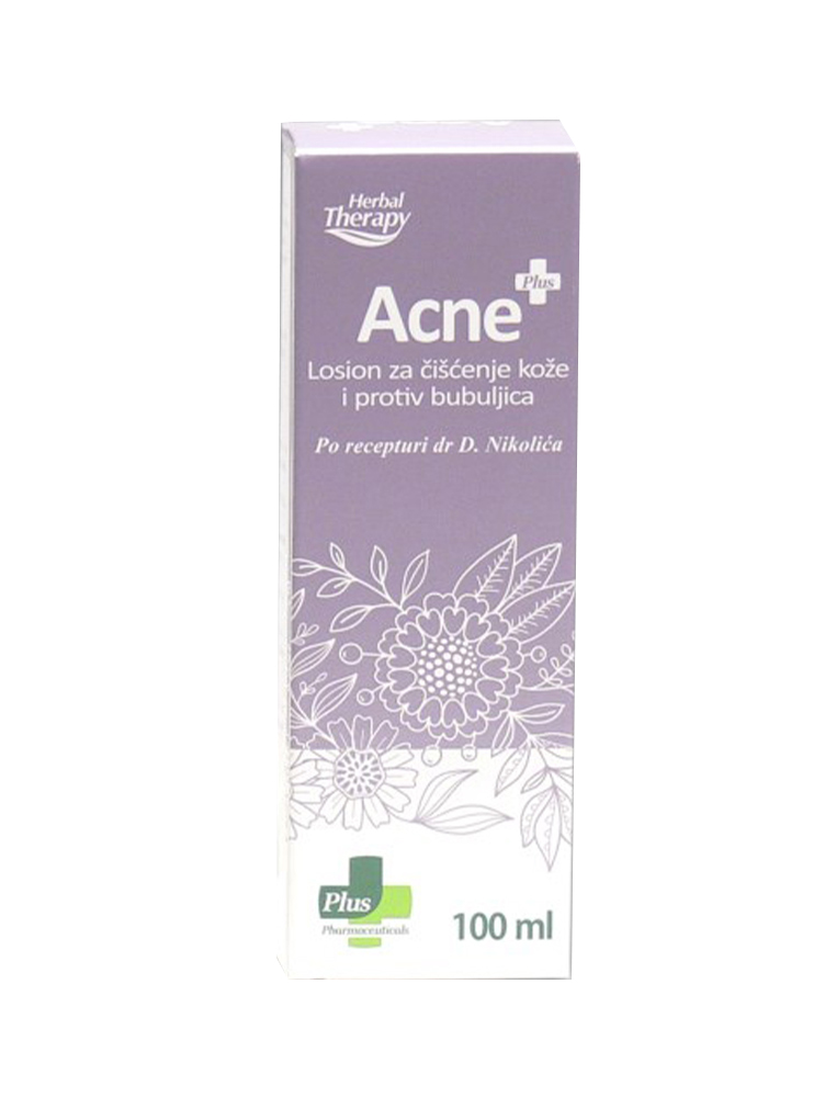 Plus Pharmaceuticals, Acne plus losion za čišćenje kože i protiv bubuljica, 100 ml