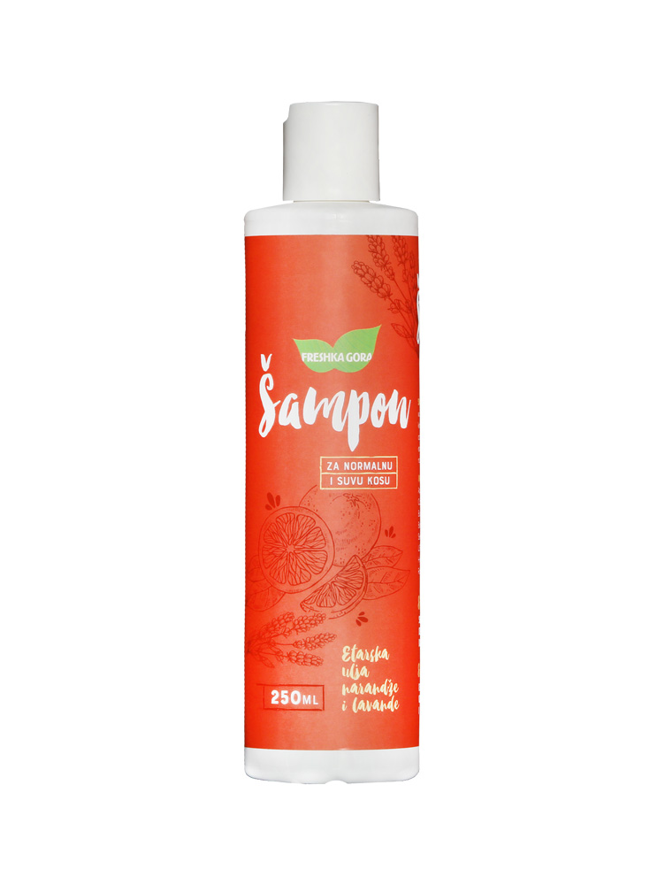 Šampon za normalnu i suvu kosu, Freshka Gora, 250 ml