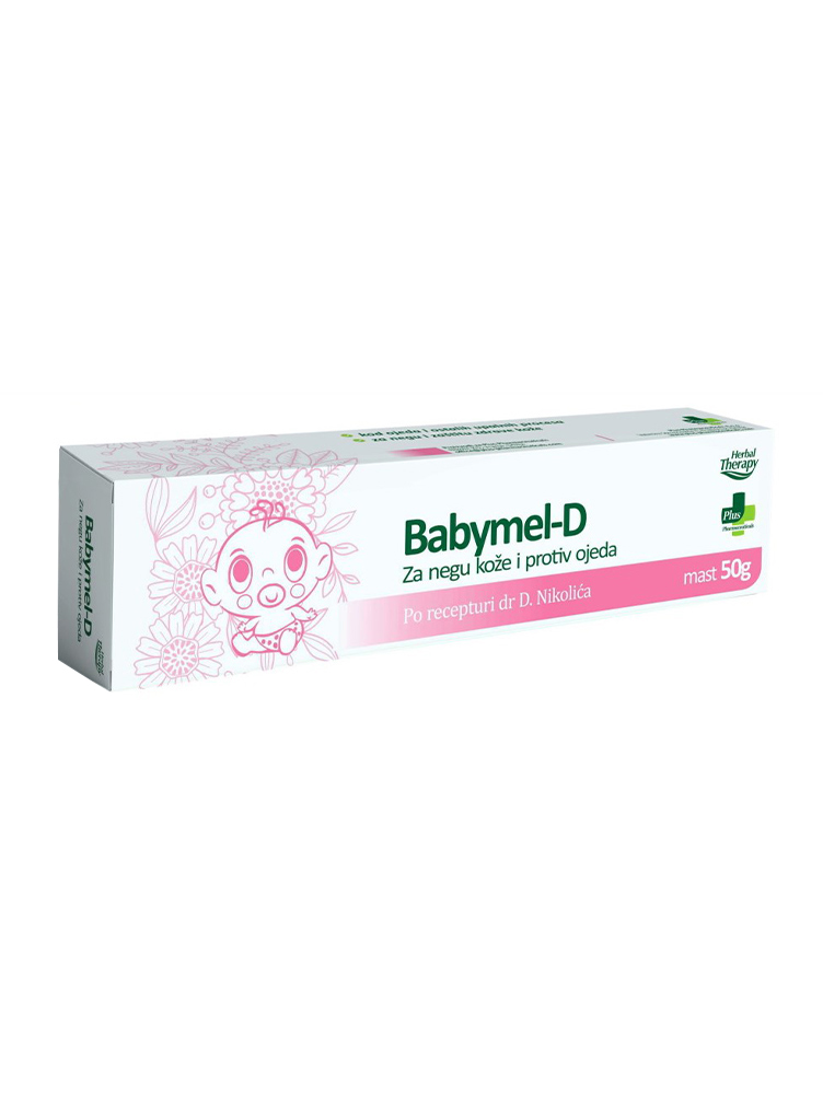 Babymel-D mast za negu kože i protiv ojeda kod beba, Plus Pharmaceuticals, 50 g