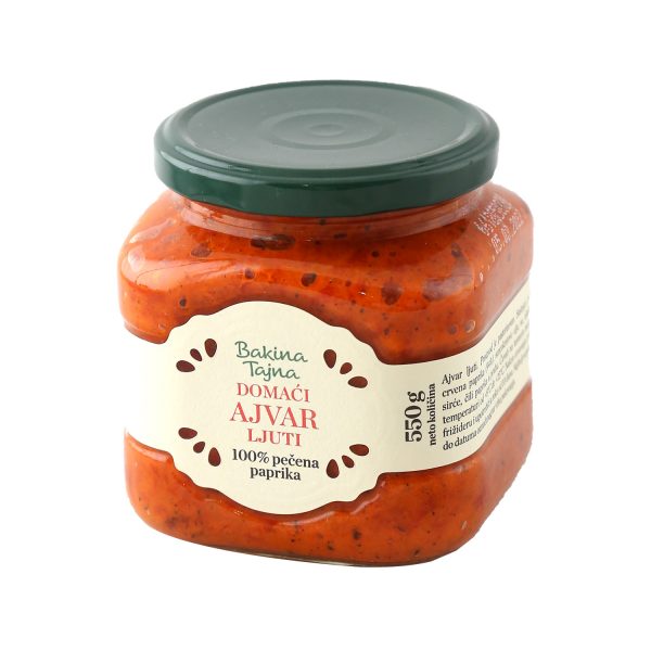 Domaci ajvar ljuti 550gr