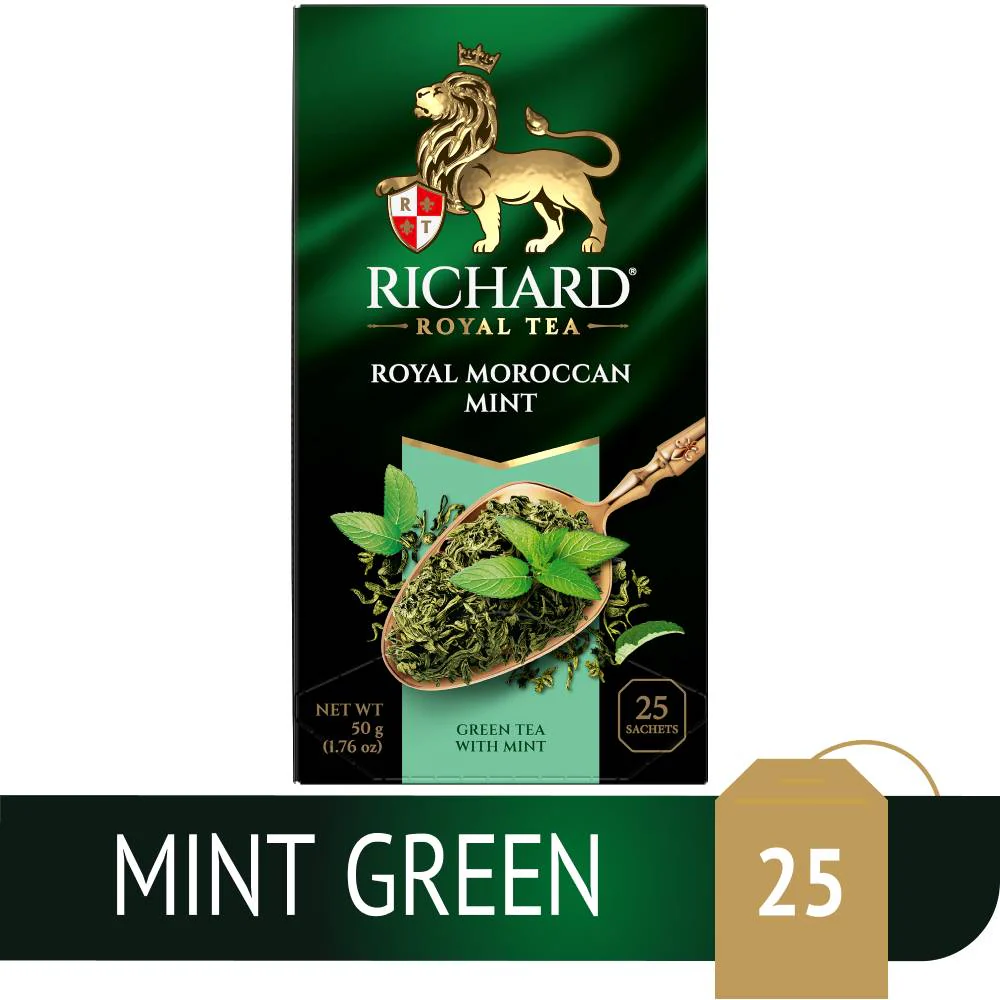 RICHARD Royal Moroccan Mint - Zeleni čaj sa mentom, 25 kesica