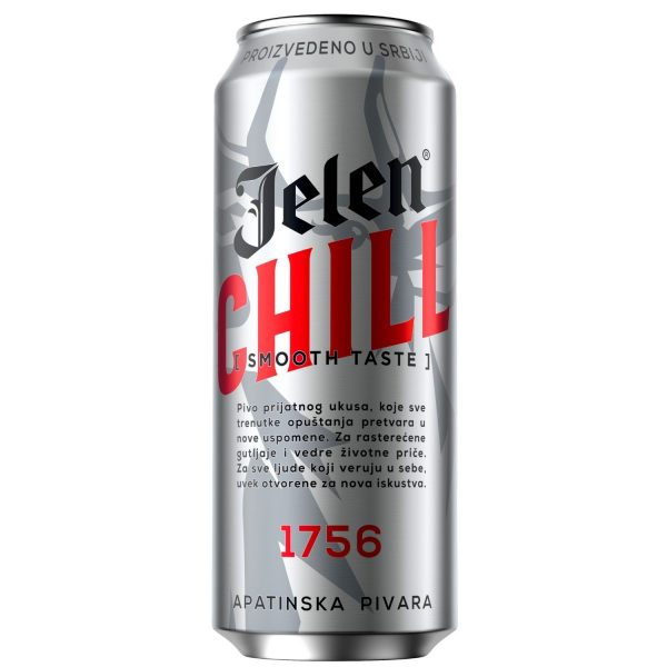 Pivo Jelen chill 0.5l