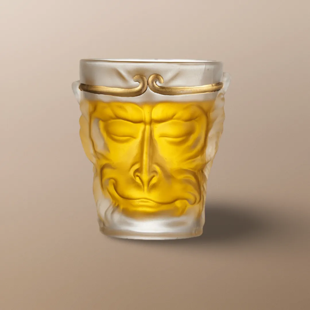 [SALE]"Wukong - The Return of Monkey King" - Frosted Glass Heat-Resistant Tea Cup/Mug 110ml