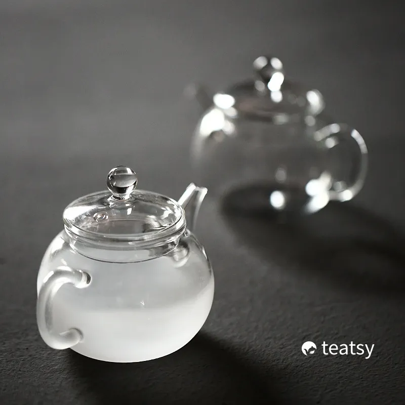 [SALE]"Mist" - High-borosilicate Heat Resistant Glass Xishi Style Teapot