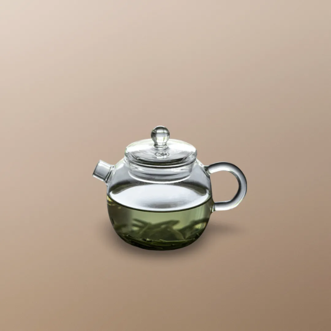 [SALE]"Serendipity" - High-grade Borosilicate Heat-Resistant Glass Mini Teapot (120ml)