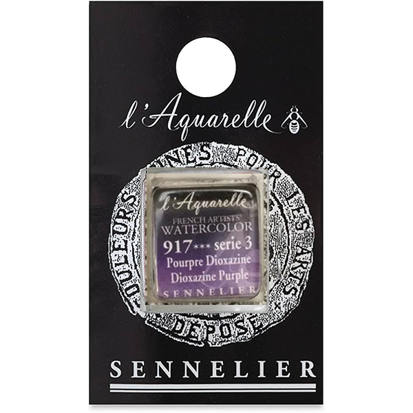 Sennelier Artist watercolour Half pans S3 - Dioxazine Purple