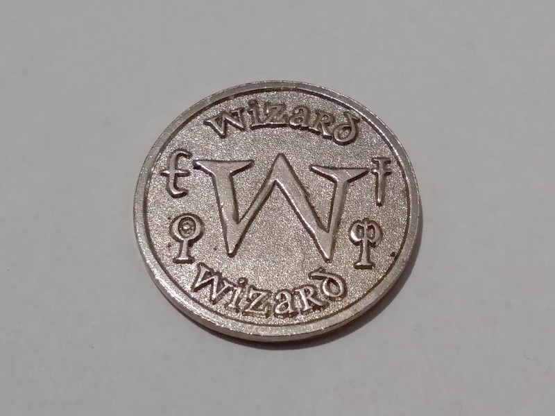 Wizard coin for Wizard game by Ken Fisher