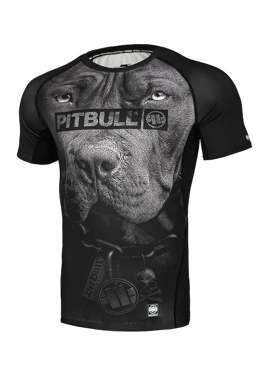 PIT BULL WEST COAST BORN IN 1989 RASH GUARD-KRATKI RUKAVI