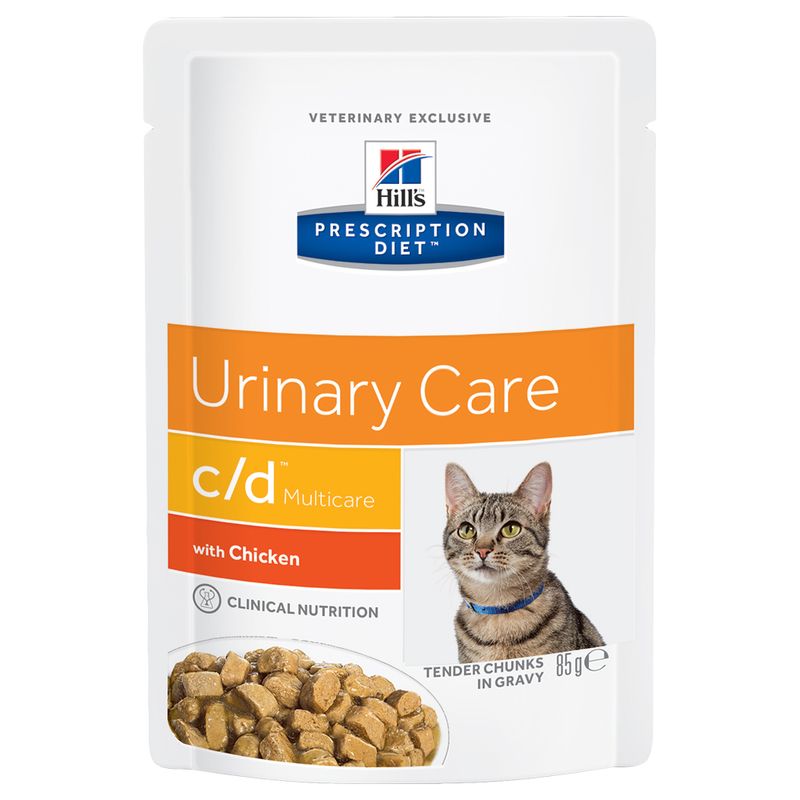 Hill's Prescription Diet Feline C/D Multicare Urinary Piletina 85 g