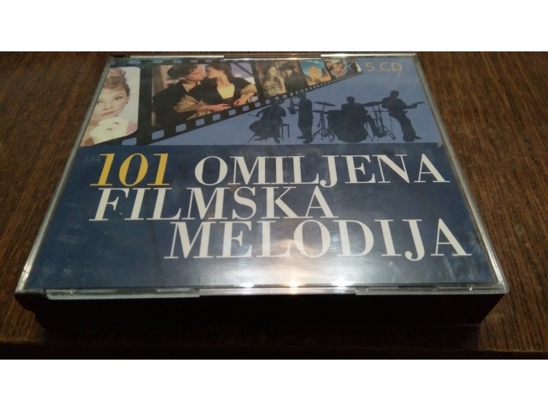 101 omiljena filmska melodija na 5 cd-ova