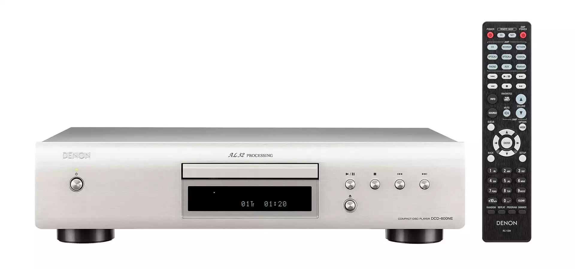 Denon DCD-600NE Argent - CD plejer