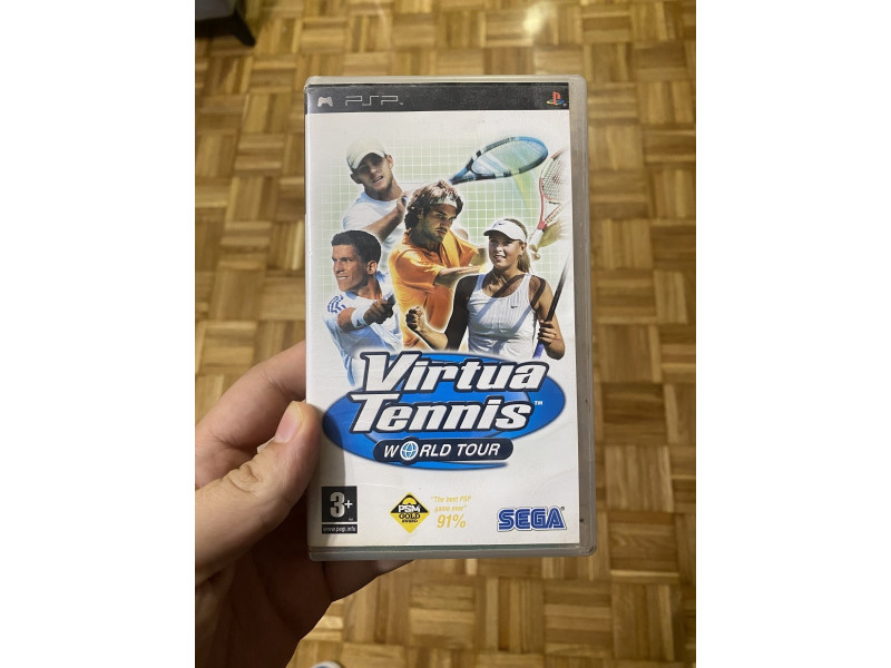 PSP virtua tennis world tour sony UMD playstation