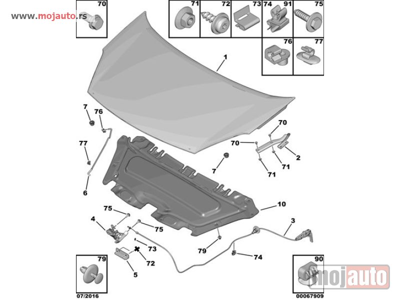 Pezo Partner Sajla Haube 96- NOVO