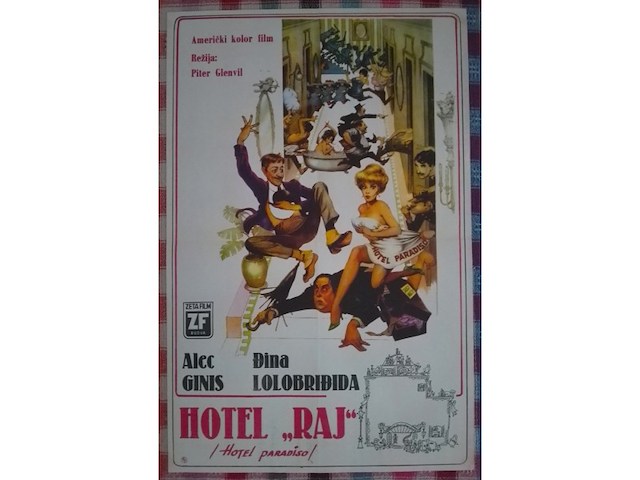 plakat HOTEL RAJ (Gina Lollobrigida)