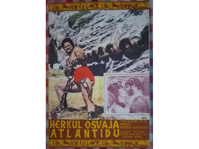 plakat HERKUL OSVAJA ATLANTIDU