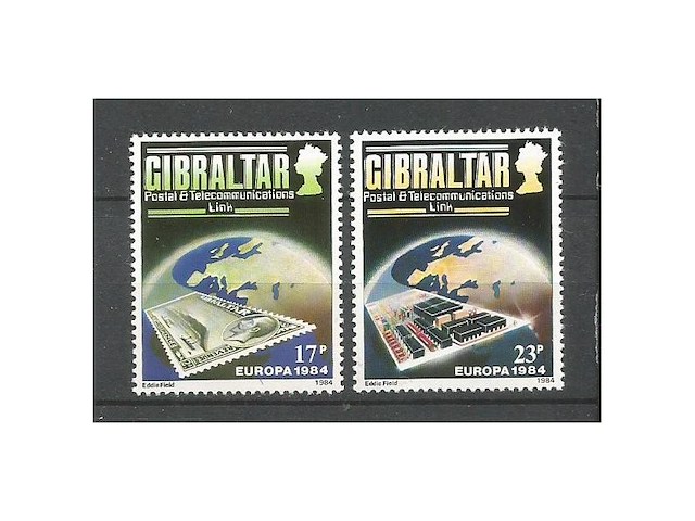 Gibraltar 1984. EVROPA CEPT cista serija