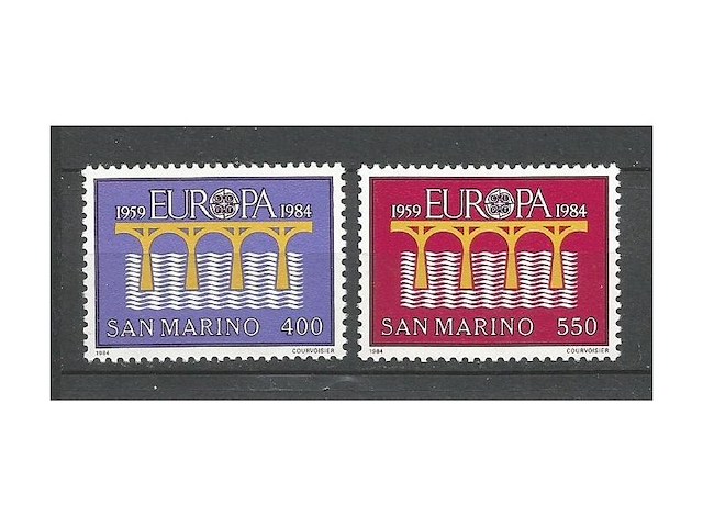 San Marino 1984. EVROPA CEPT cista serija